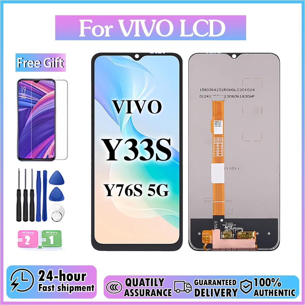 For VIVO Y33S Y76 5G LCD Display Touch Screen Digitizer Replacement | Shopee Philippines