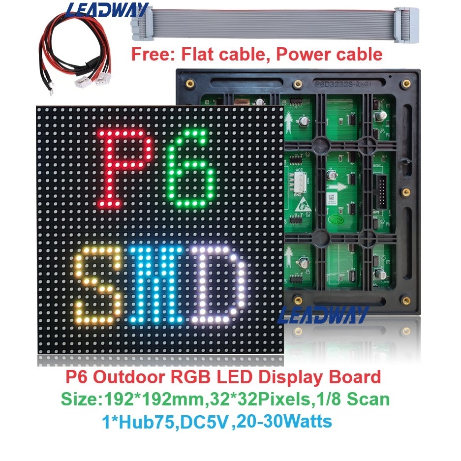 P6 Outdoor Full Color LED Display LED Signage LED Video Wall Screen LED ...