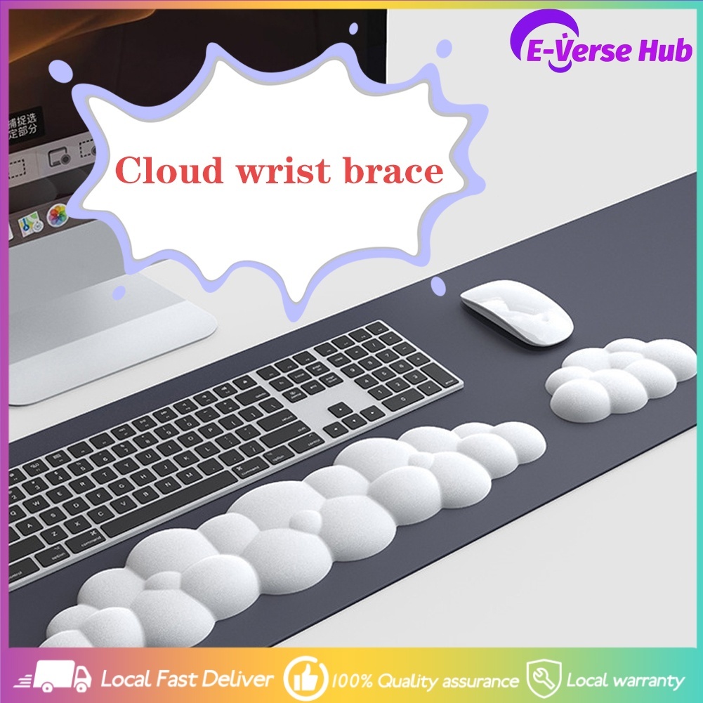 Cloud Keyboard Wrist Pad with Soft Leather Material Memory Foam ...