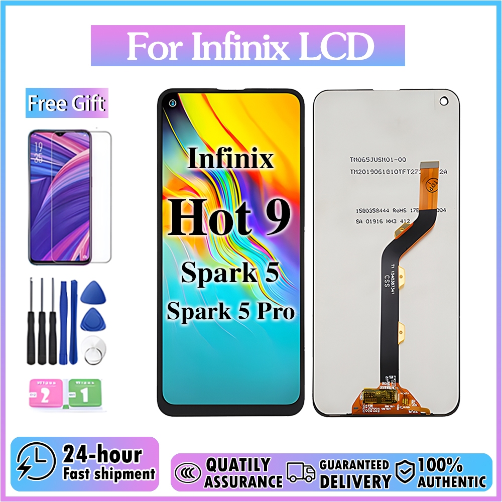 For Infinix Hot 9 X655 Tecno Spark 5 / Spark 5 Pro X656 LCD Display ...