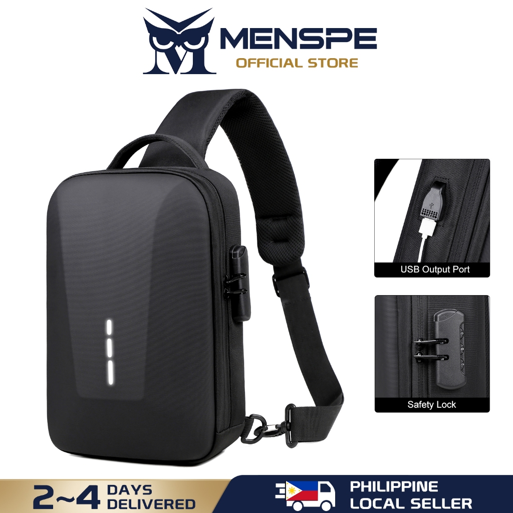 MENSPE Chest Bag Fashion Pouch Bag Waterproof Casual Sport Street Bag ...