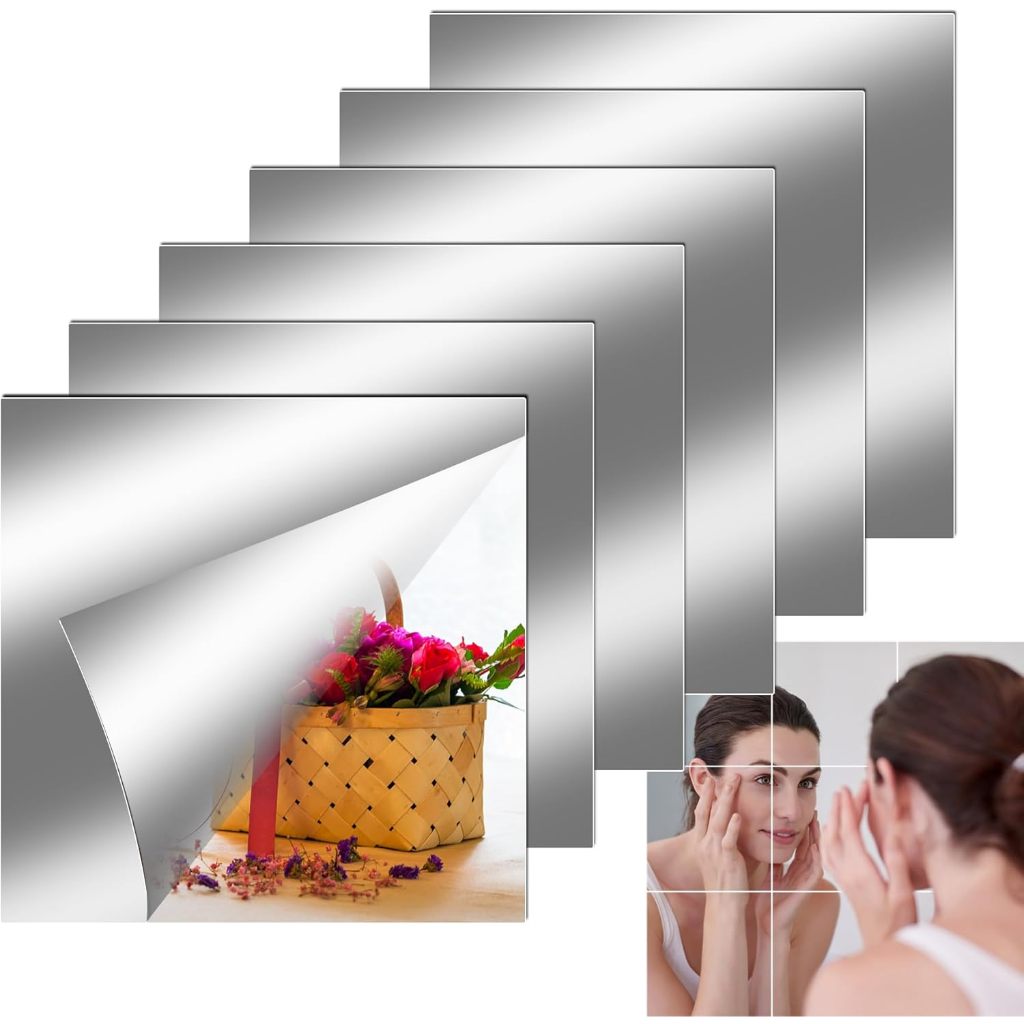Wall Soft Self-adhesive Mirror Sticker / Acrylic Flexible Mirror ...