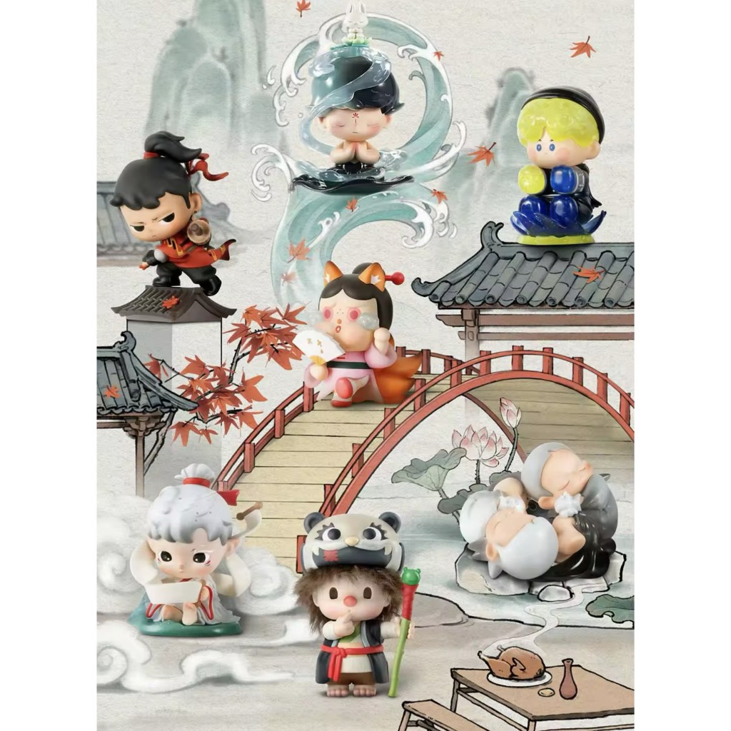 POP MART No two town series labubu molly Hirono 官方潮玩手办 | Shopee Philippines