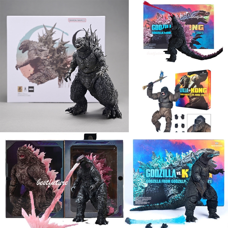 SHM Godzilla 2021 King Kong Neca Godzilla 2024 Monster Movable Action ...
