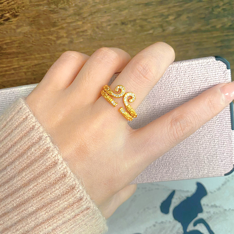 YX Sun Wukong Tightening Curse Ring Female Gift Adjustable | Shopee ...