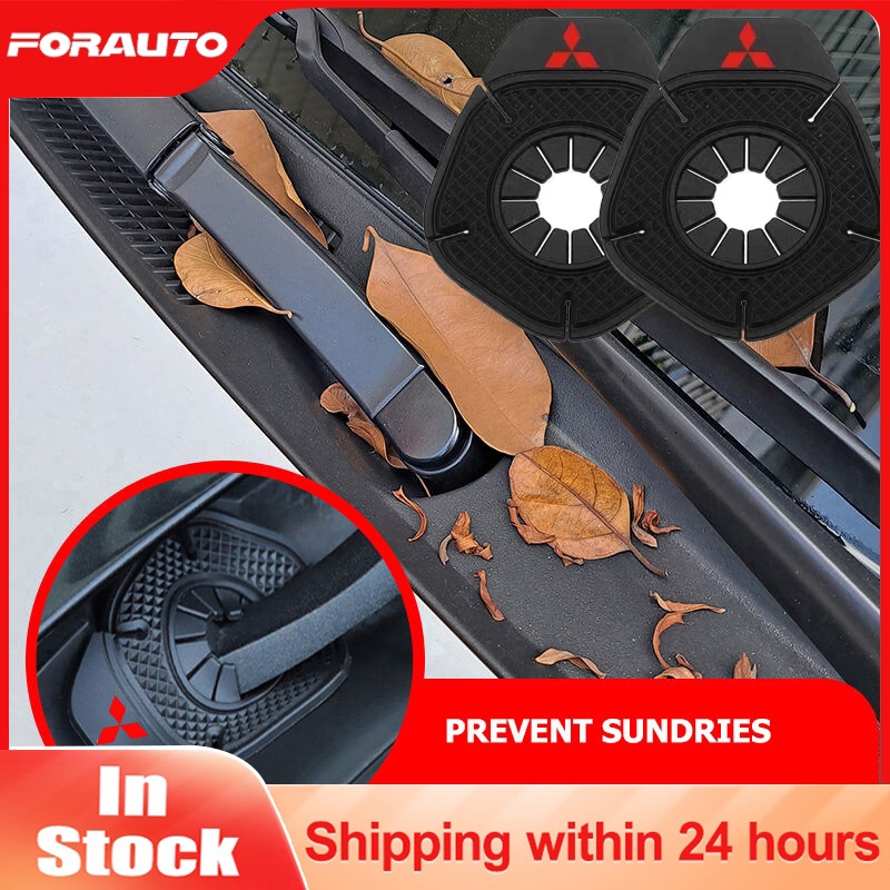 [Ready Stock] 1/2pcs Mitsubishi Logo Car Wiper Protective Cover Dust ...