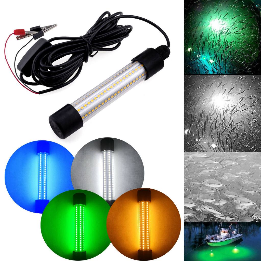 1200LM 5M LED Submersible Fishing Light 126Pcs 2835SMD LED Underwater ...