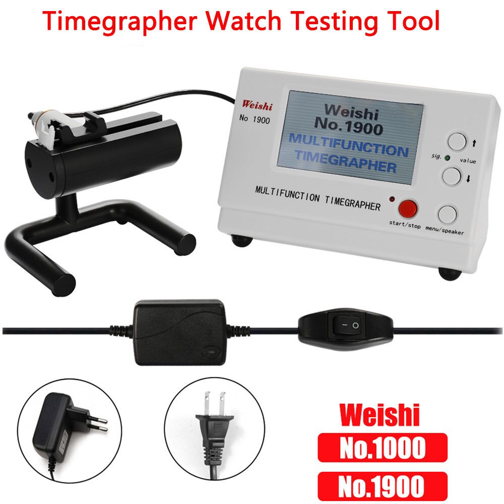 ⭐⭐⭐WeiShi No.1000/No.1900 Timegrapher Watch Testing Tool Watch Tester ...