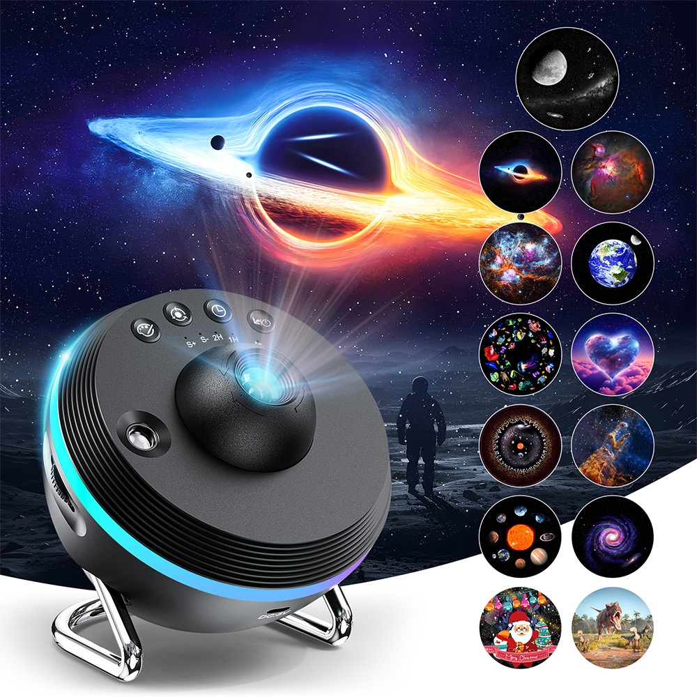 13pcs Star Sky Projector LED Bedroom Night Light Galaxy Meteor ...