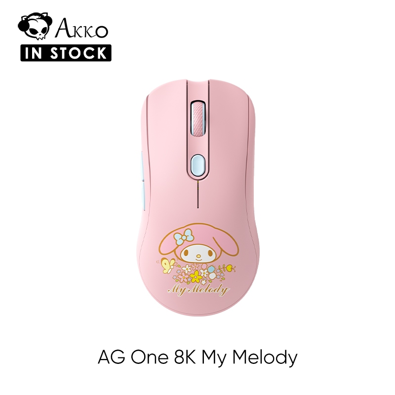 Akko x My Melody limited edition AG ONE 8K Pro Gaming Tri-mode Mouse ...