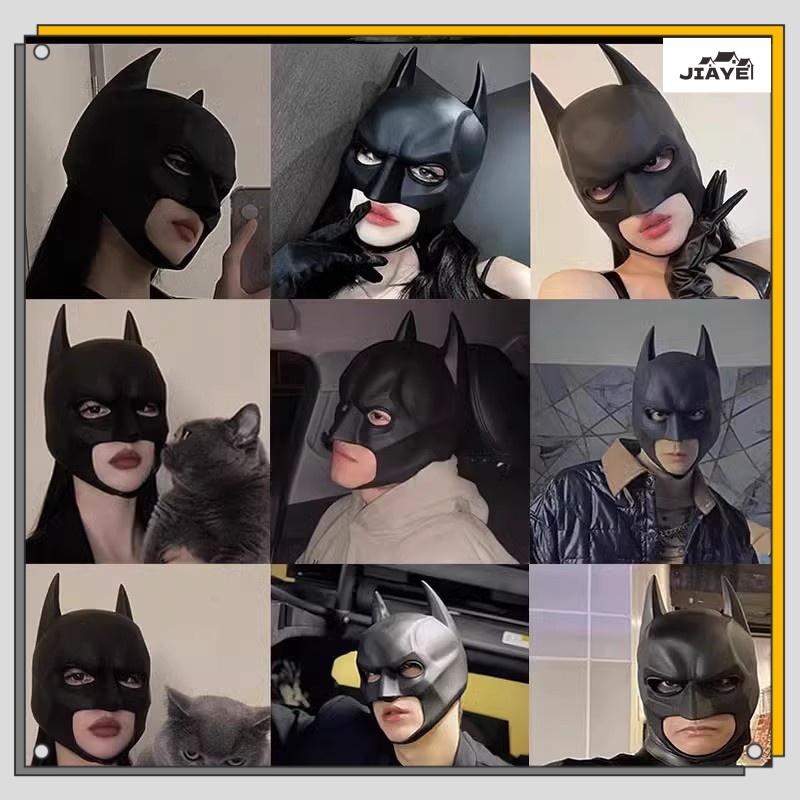 JiaYe--Halloween New Batman Latex Mask Headgear New Batman Catwoman ...