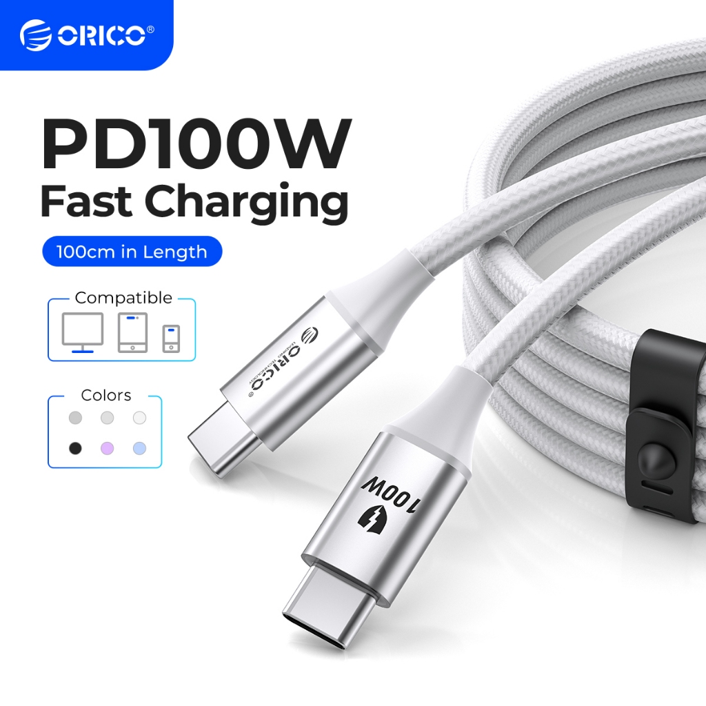 ORICO PD Charging Cable Fast Charging PD100W USB C TO C Cable for ...
