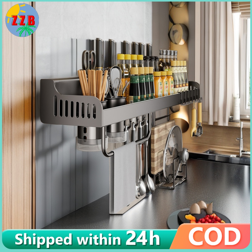 Condiments Organizer Utensils Organizer Spice Rack Knife Holder Kitchen ...