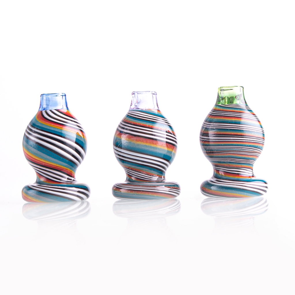 23mm OD Color Stripes Carb Cap For Quartz Banger Nail Puffco Send ...