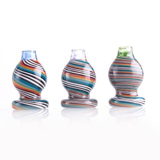 23mm OD Color Stripes Carb Cap For Quartz Banger Nail Puffco Send ...