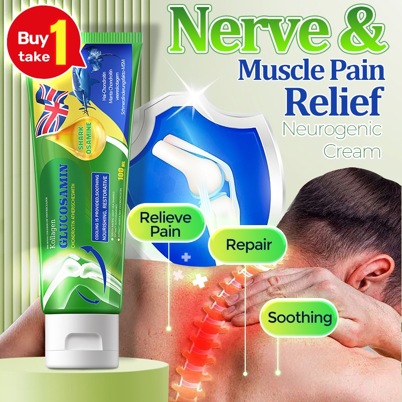 Neurogenic Cream Glucosamine Gel Nerve & Muscle Pain Relief and ...