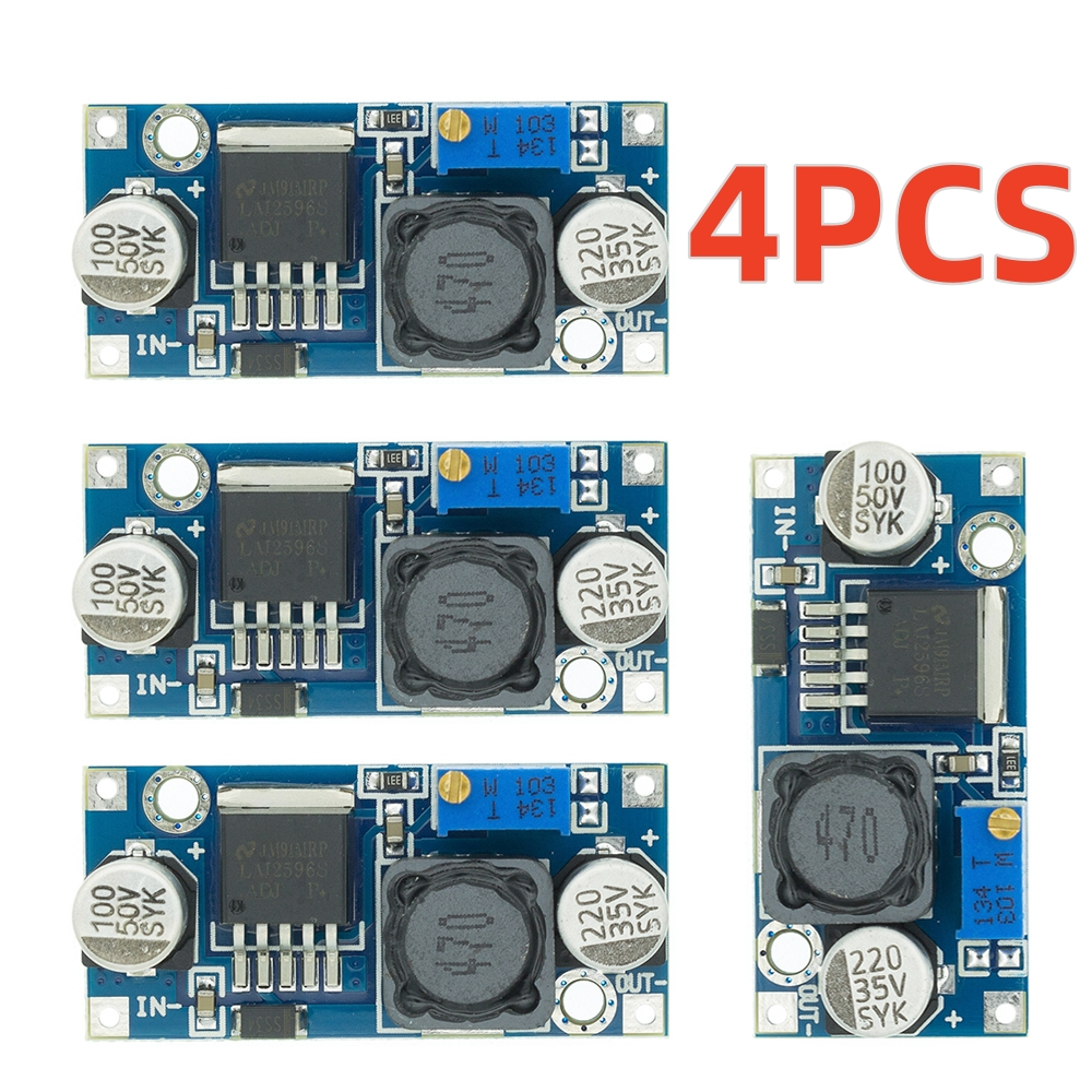 LM2596 LM2596S ADJ Power supply module DC-DC Step-down module 5V/12V/24V adjustable Voltage ...