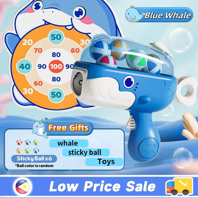children whale sticky ball Shooting Toy for Outdoor Target Practice ...