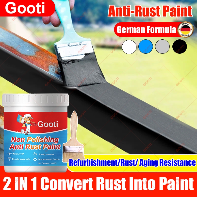 1000G Anti Rust Paint Metal with brush for Rusty Metal Steel Stair ...