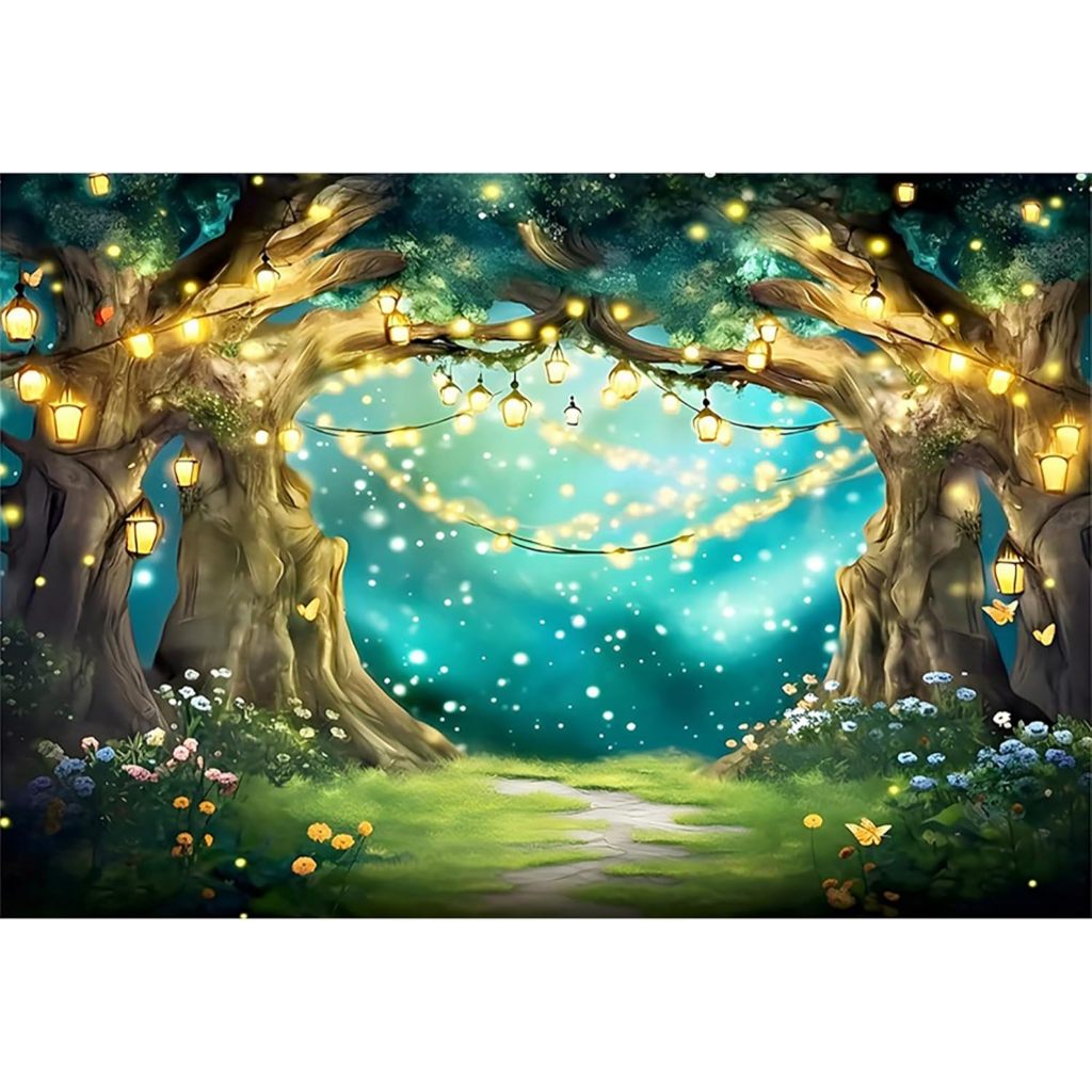 Enchanted Forest Garden Photography Backdrop 7x5ft Fairytale Forest ...