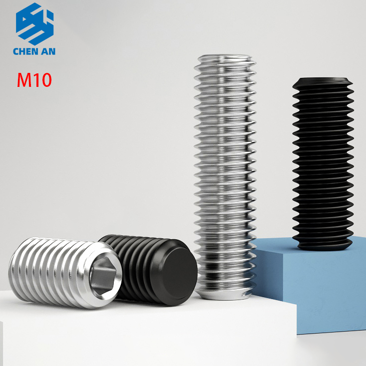 M10 Headless Set Screw Grub Metric 304 Stainless Steel Hex Allen Socket ...