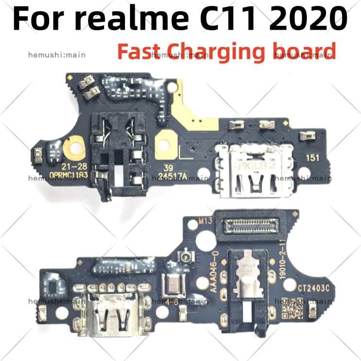 USB Charging charger port board for realme C11 2020 Mainboard Flex USB Port ribbon flex Cable ...