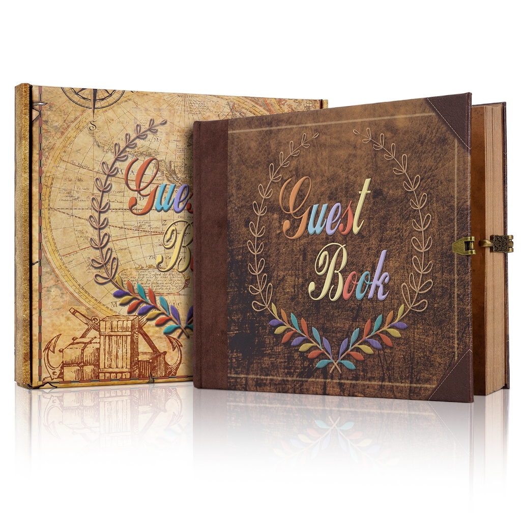 124 Pages Personalized Wedding Guest Book | Custom Reception Guestbook ...