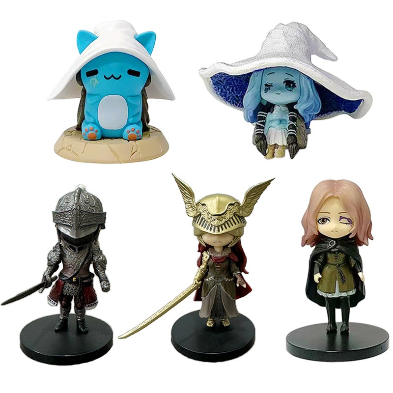 Elden Ring Game Malenia Miniature Action Figures Melina Ranni Vargram ...