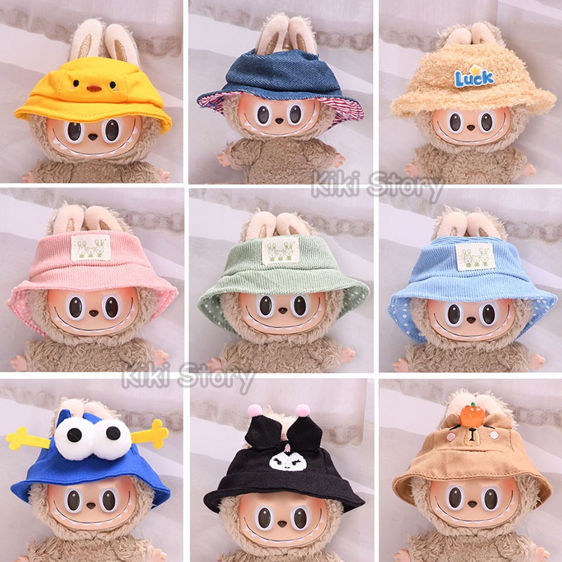 15CM 17CM Mini Doll V1 V2 V3 Hat LABUBU Macarons Clothes BJD Dolls ...
