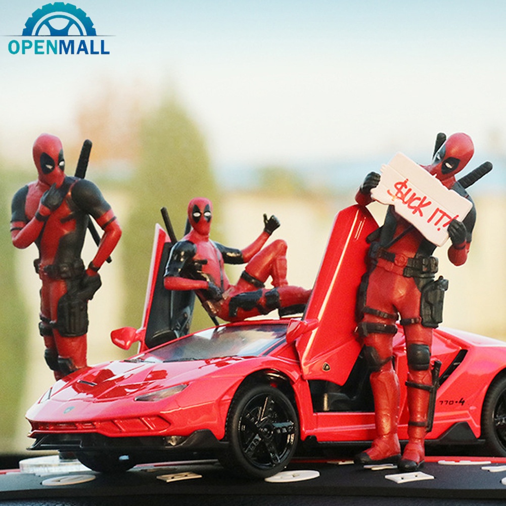 OPENMALL Cool Character Deadpool Action Figure Model Car Interior ...