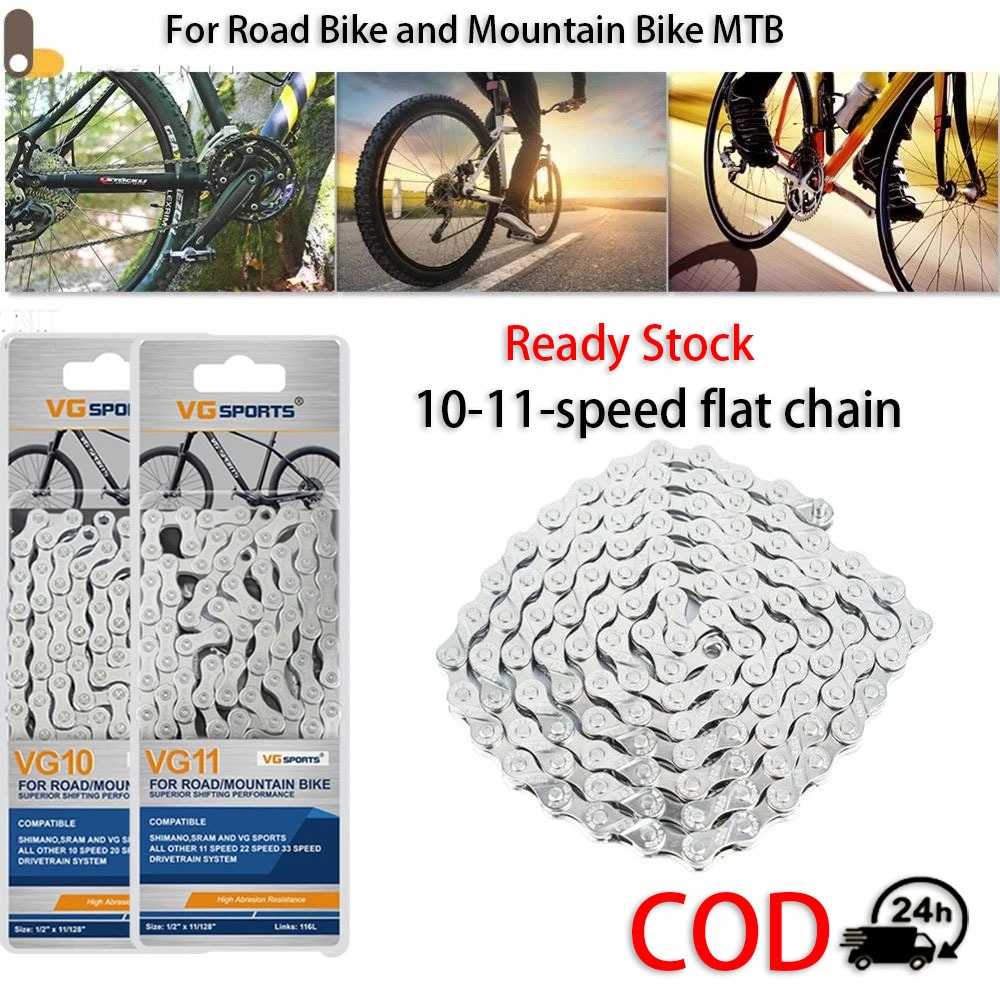 VG Bicycle Chain10 11 Speed Velocidade Silver Mountain Road Bike Chains ...