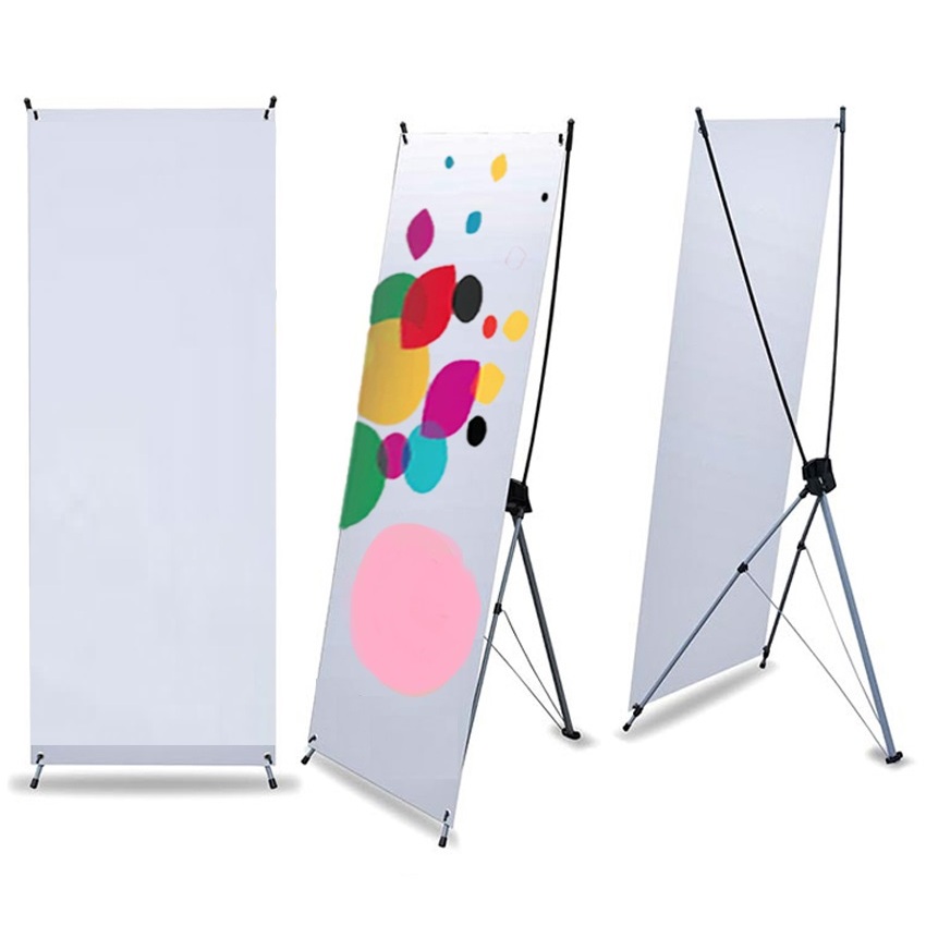 Tripod Collapsible X Stand Banner Aluminum Poster Display Stand 60cm x ...