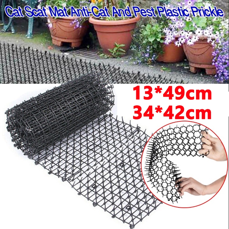 Cat Scat Mat Anti-Cat And Pest Plastic Prickle Strip Network Digging ...