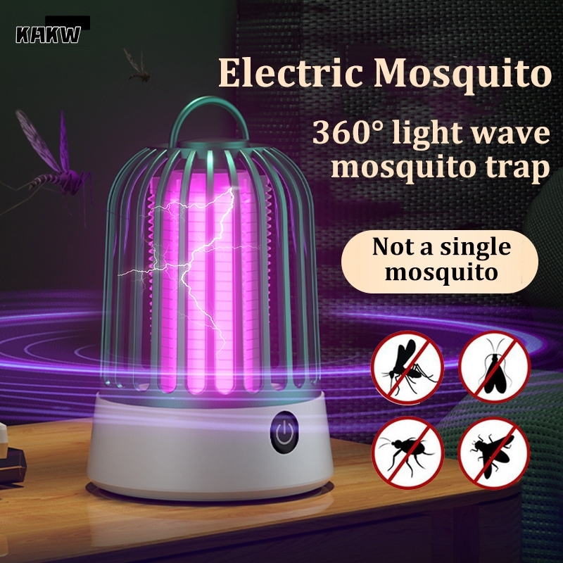 Portable Mosquito Killer Lamp Rechargeable Electric Repellent Quiet ...