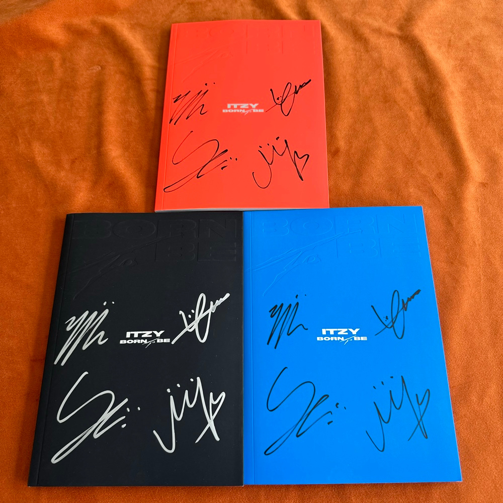 ITZY itzy BORN TO BE Autographed Signed Album K-POP Collection 2024 ...
