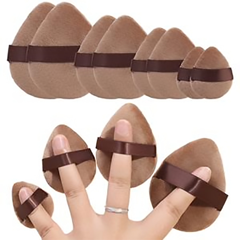 Drop-shaped Puff Egg-shaped Dry Puff Loose Powder Crystal Fleece Powder ...