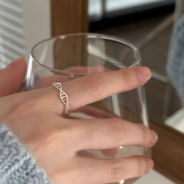 Ring Female Niche Design High-End Index Finger Ring Opening Adjustable ...