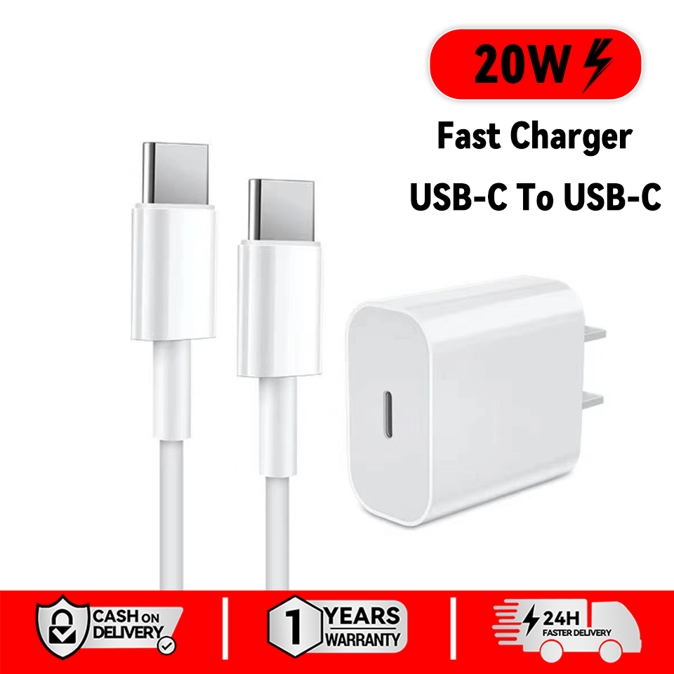 20W Quick Charge Type C to Type C Adapter Fast Charging Mobile Phone ...