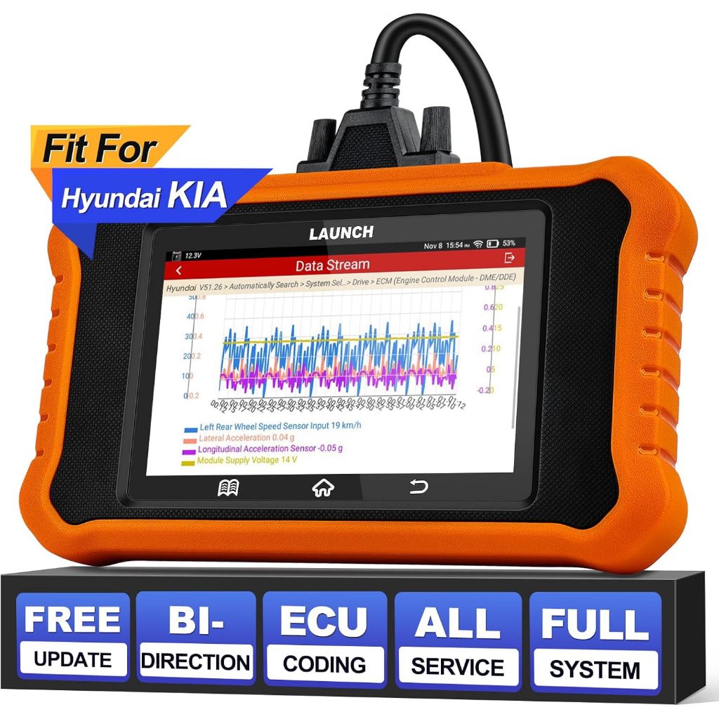 2025 LAUNCH Creader Elite V2.0 fit for Hyundai Kia, Bi-Directional Scan ...