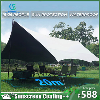 Canopy Tent Awning Waterproof Tarp Canopy Tent Tarpaulin shade Anti-UV ...