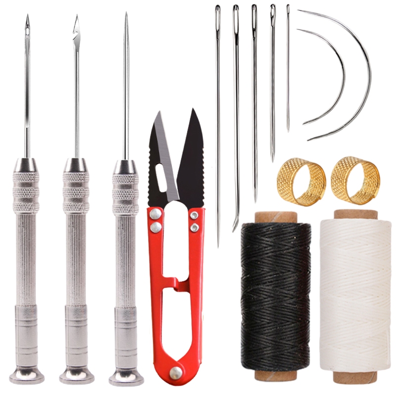 Brand New Leather Sewing Tool Set Shoe Handmade Repairing Kit with ...