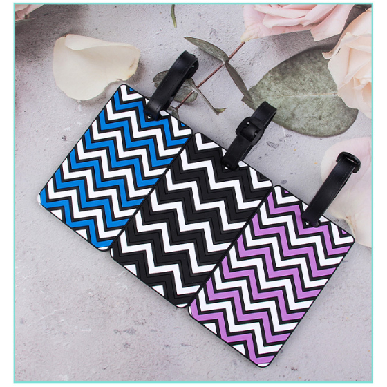 Wave Shape Design Suitcase Tag, Luggage Tag, School Bag Name Tag ...