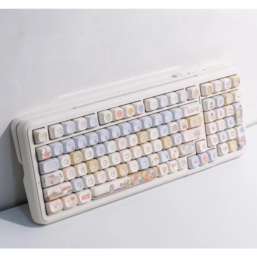 141 Keys Koalas travel around the world Keycaps MOA/FOA/MDA Height PBT ...