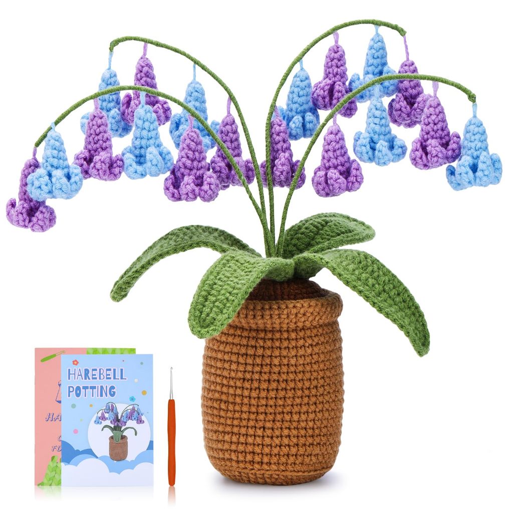 Bluebell Crochet Kit for Beginner Crochet Starter Kit with Step-by-Step ...