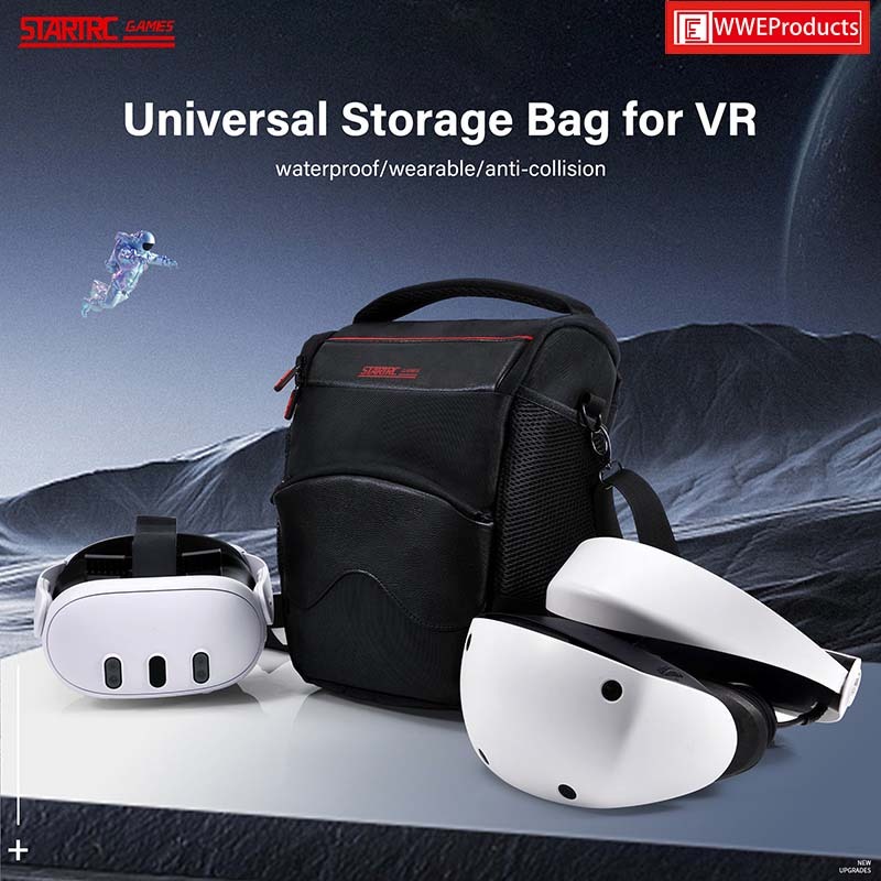 VR Glasses storage bag(Black) for Meta Quest 3S/Meta Quest 3/Meta Quest ...
