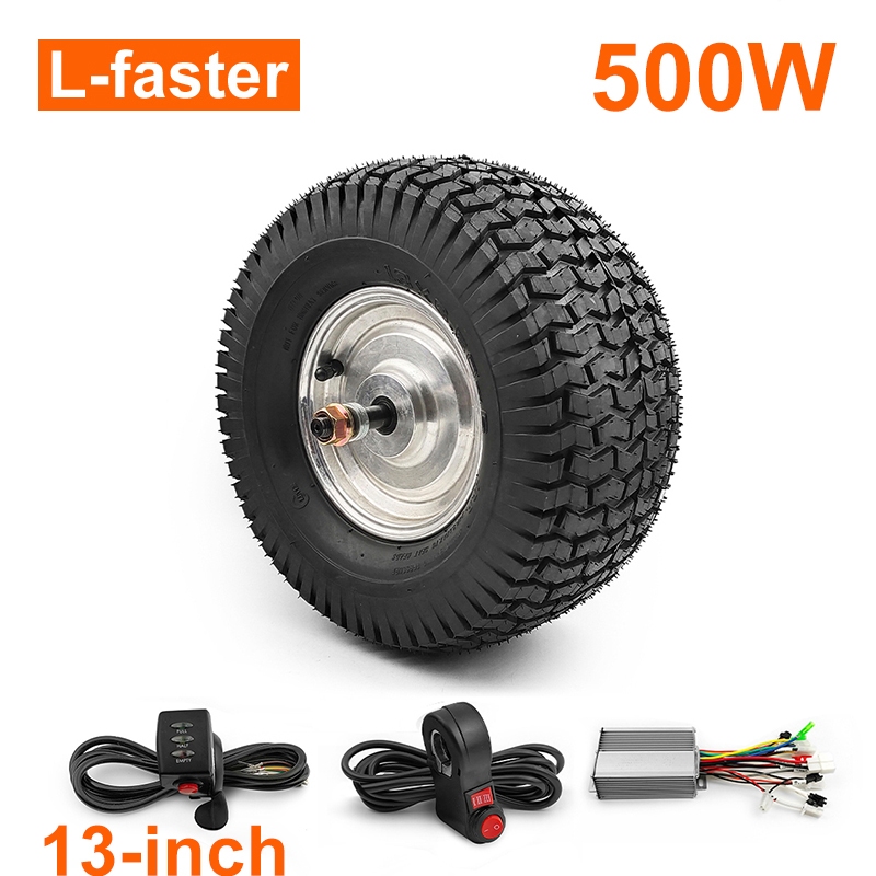 13 Inch Tire 500W Big Torque Sandy Beach bike Wheelbarrow Cart ...