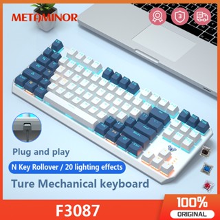 AULA F3087 Mechanical Keyboard Blue Brown Black Switch 87keys TKL ...
