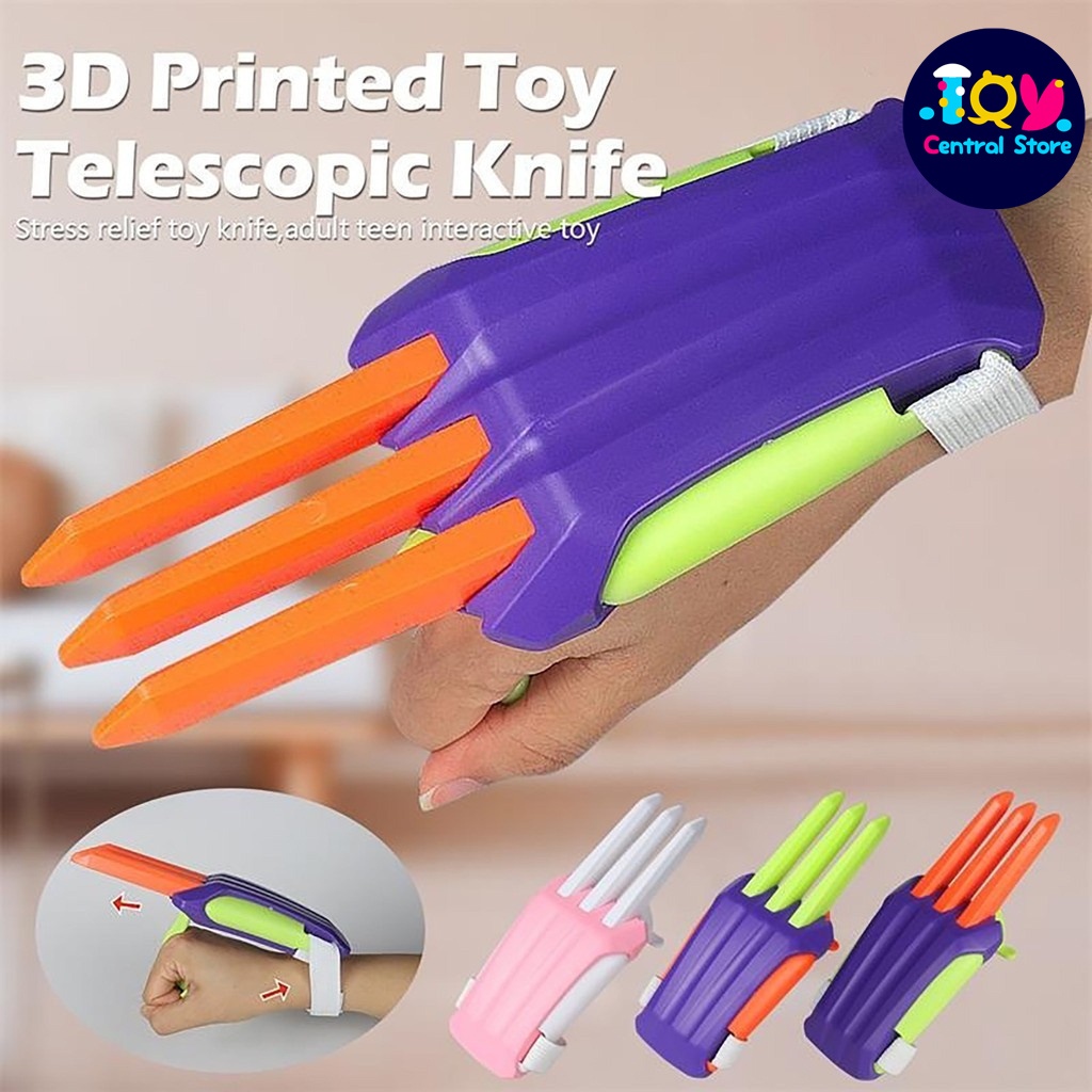 X-MEN Cosplay Wolverine Claw Toys 3D Printed Radish Claw Portable ...