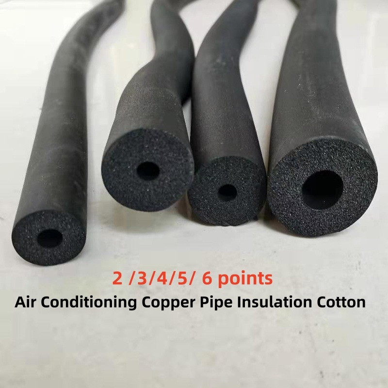 Air conditioning copper pipe insulation cotton black natural rubber ...