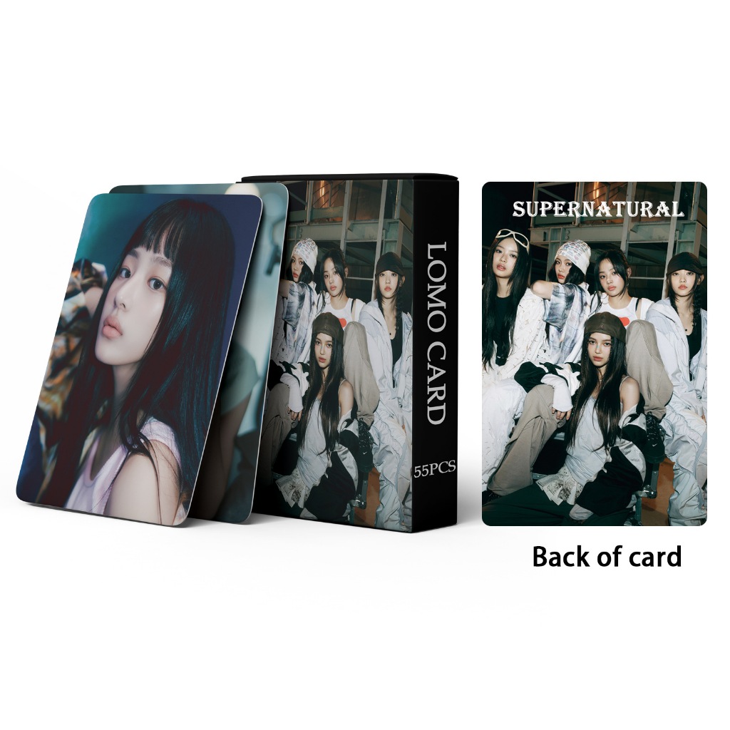 55pcs/box NJ Photocards Supernatural Bubble Gum How Sweet Album Bunnies ...